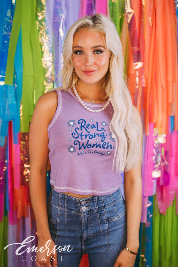 Alpha Chi Omega Real Strong Women - Emerson Coast