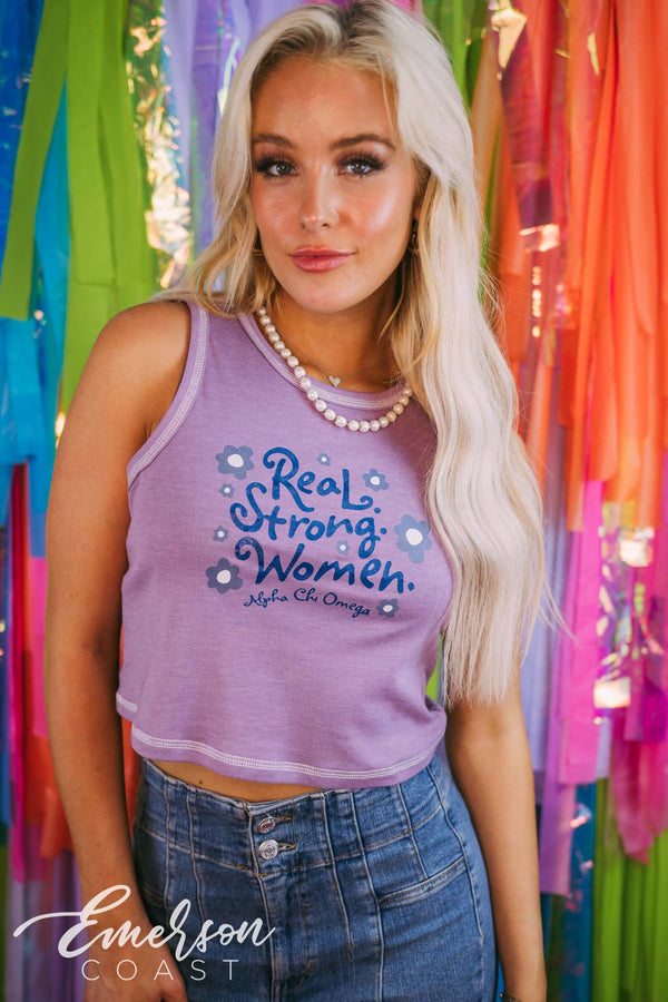 Alpha Chi Omega Real Strong Women - Emerson Coast