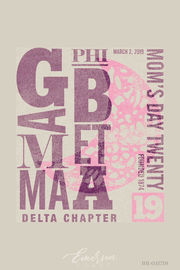 Gamma Phi Beta Mom's Day T-Shirt - Emerson Coast
