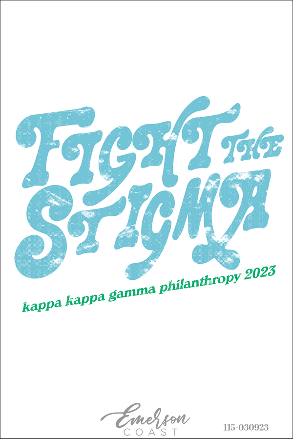 Kappa Kappa Gamma Fight The Stigma T-Shirt - Emerson Coast