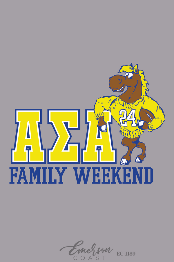 Alpha Sigma Alpha Murray State Family Weekend T-Shirt - Emerson Coast