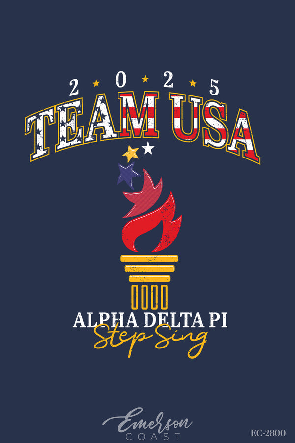Alpha Delta Pi Samford University Step Sing Philanthropy Tee - Emerson ...