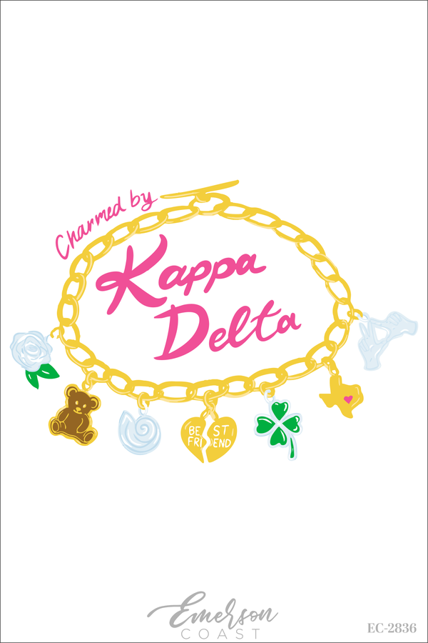 Kappa Delta Charmed By Bid Day Tee - Emerson Coast