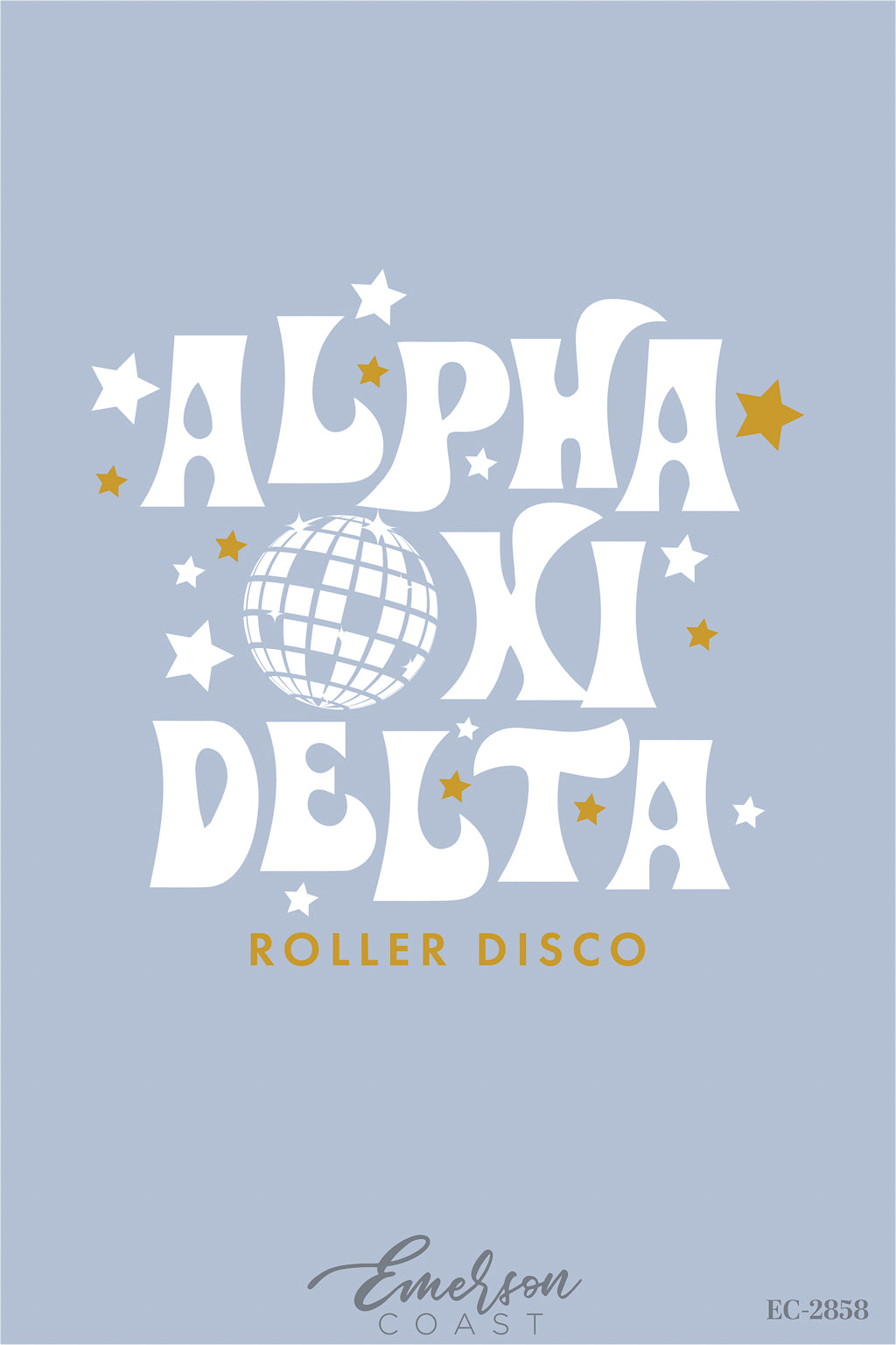 Alpha Xi Delta Roller Disco Philanthropy Tee - Emerson Coast