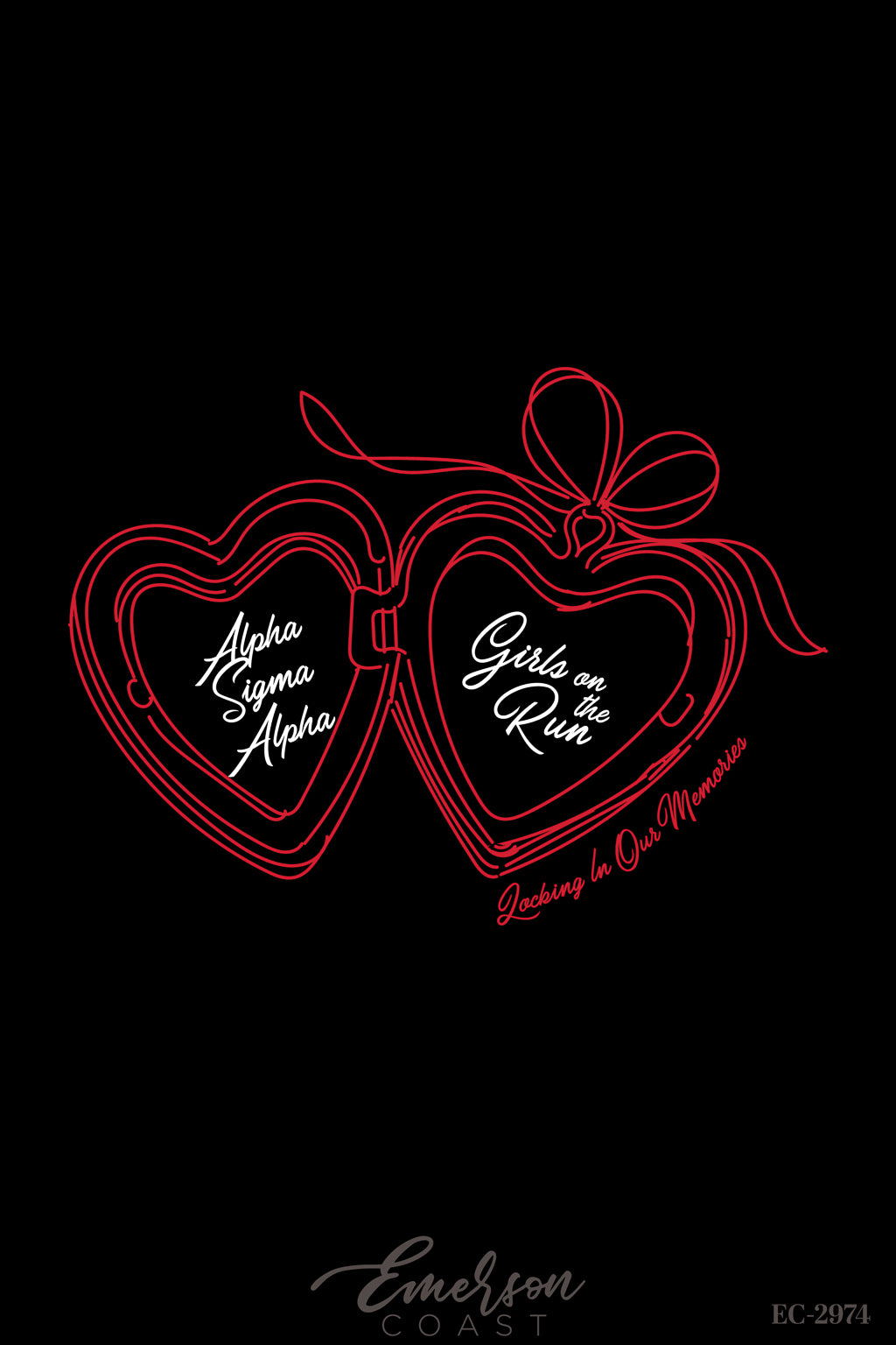 Alpha Sigma Alpha Girls On The Run Philanthropy Tshirt - Emerson Coast