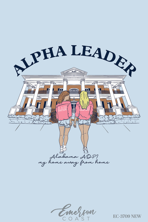 Alpha Delta Pi University of Alabama Alpha Leader Recruitment Tee ...