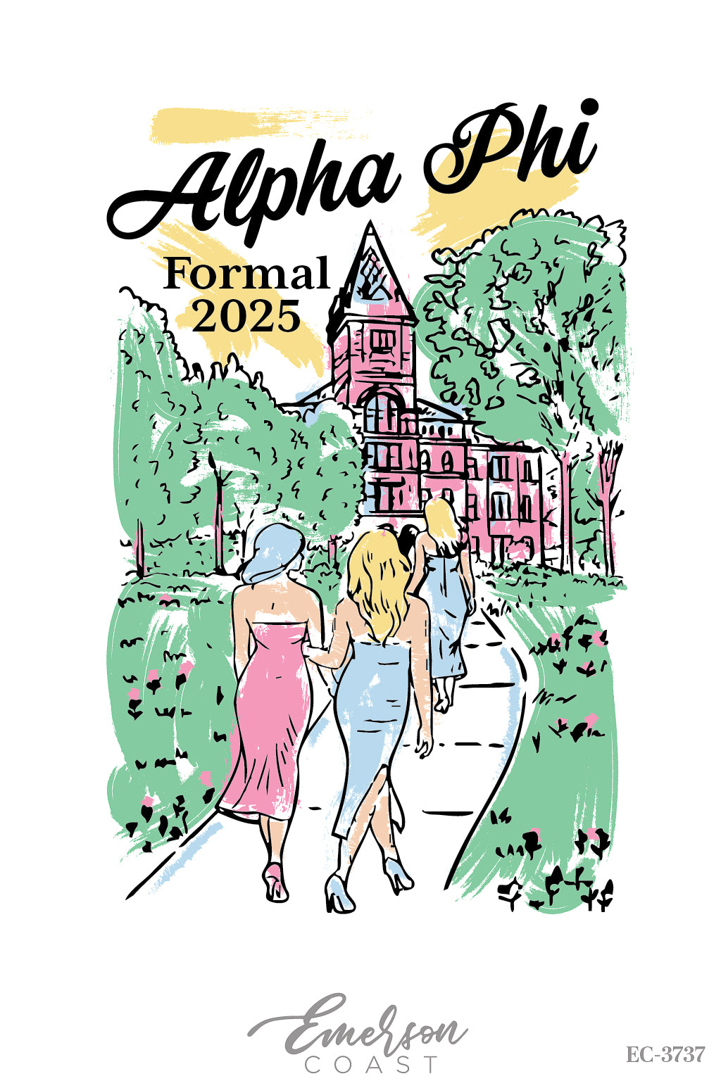 Alpha Phi Georgia Tech Formal Tshirt - Emerson Coast