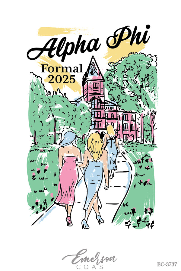 Alpha Phi Georgia Tech Formal Tshirt - Emerson Coast
