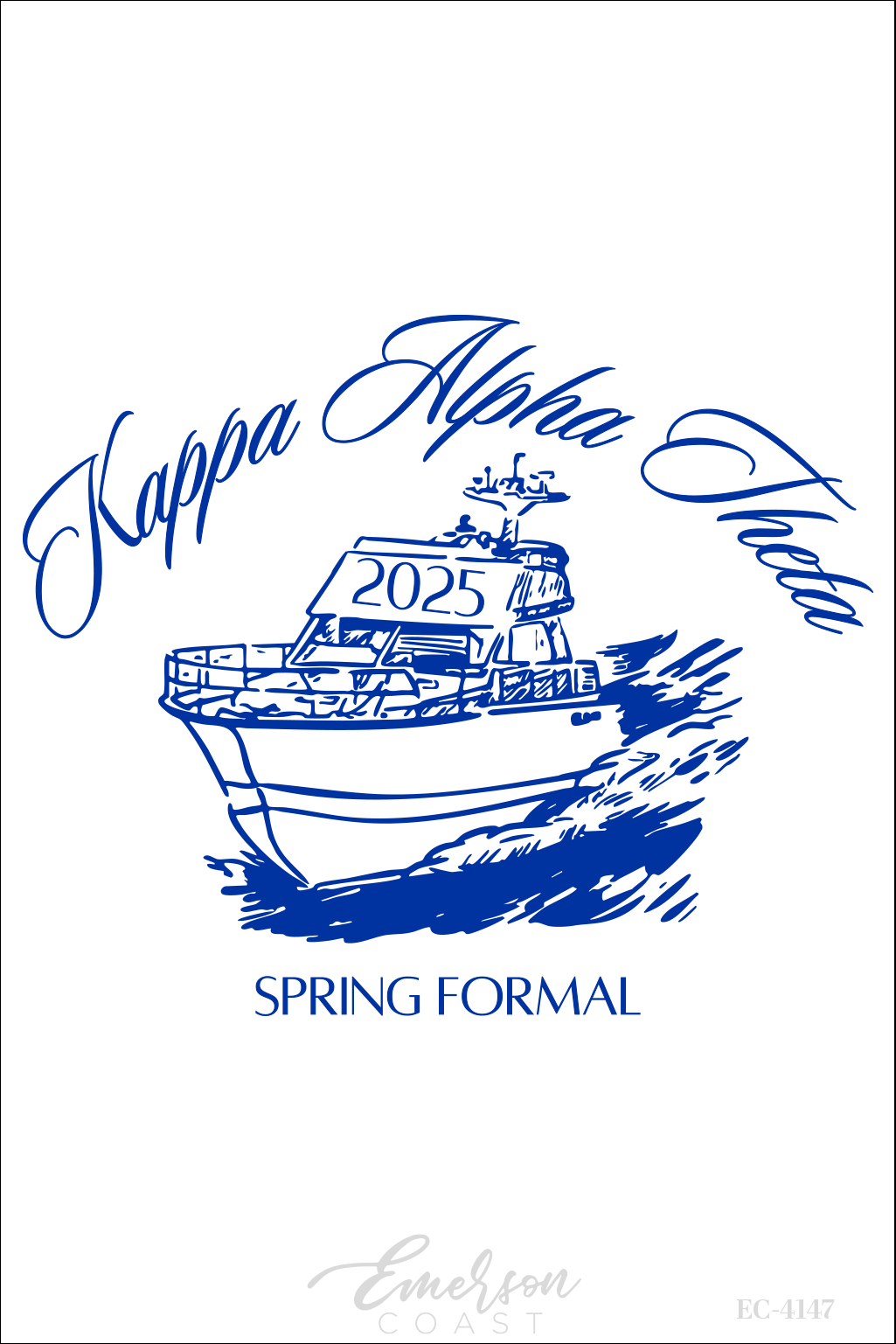 Kappa Alpha Theta Dickinson College Spring Formal T-Shirt - Emerson Coast
