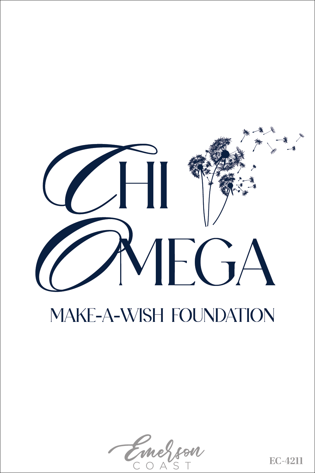Chi Omega Make A Wish Foundation Philanthropy T-Shirt - Emerson Coast