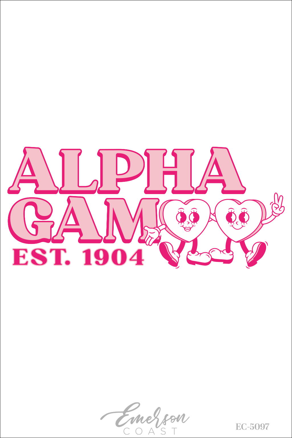 Alpha Gamma Delta House Tour T-Shirt - Emerson Coast