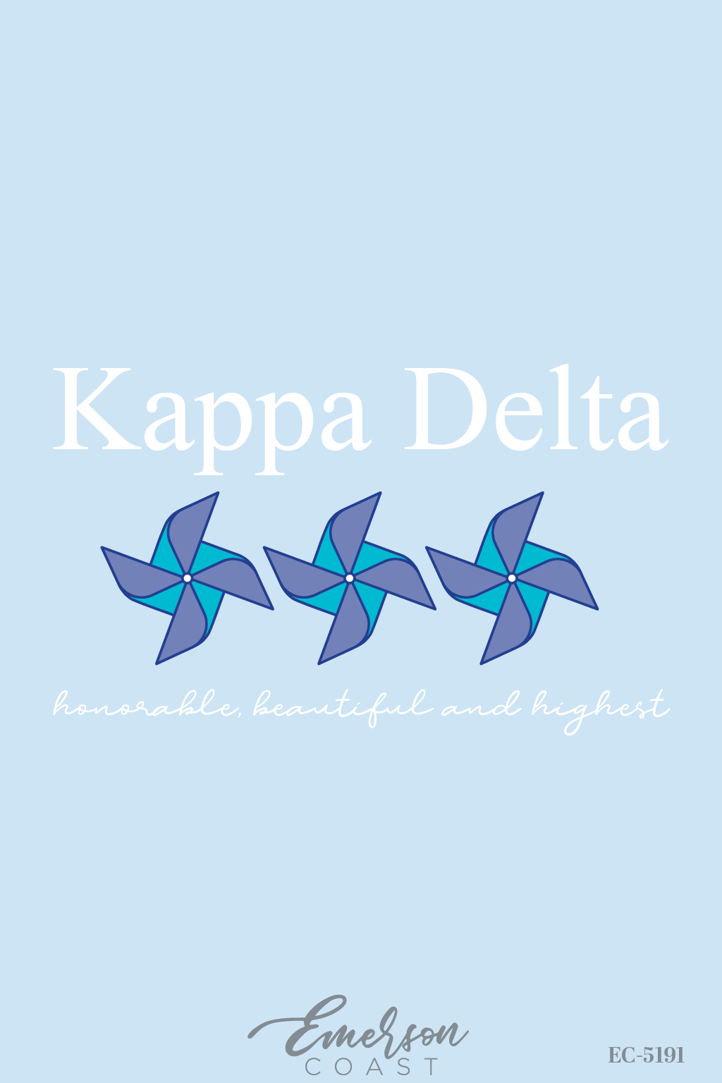 Kappa Delta PCAA Pinwheel Tee - Emerson Coast