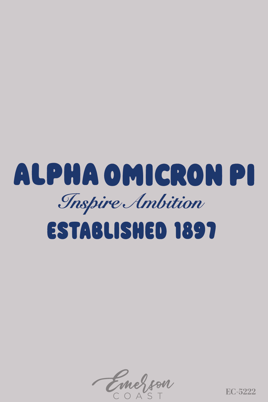 Alpha Omicron Pi Inspire Ambition Work Week Shorts - Emerson Coast