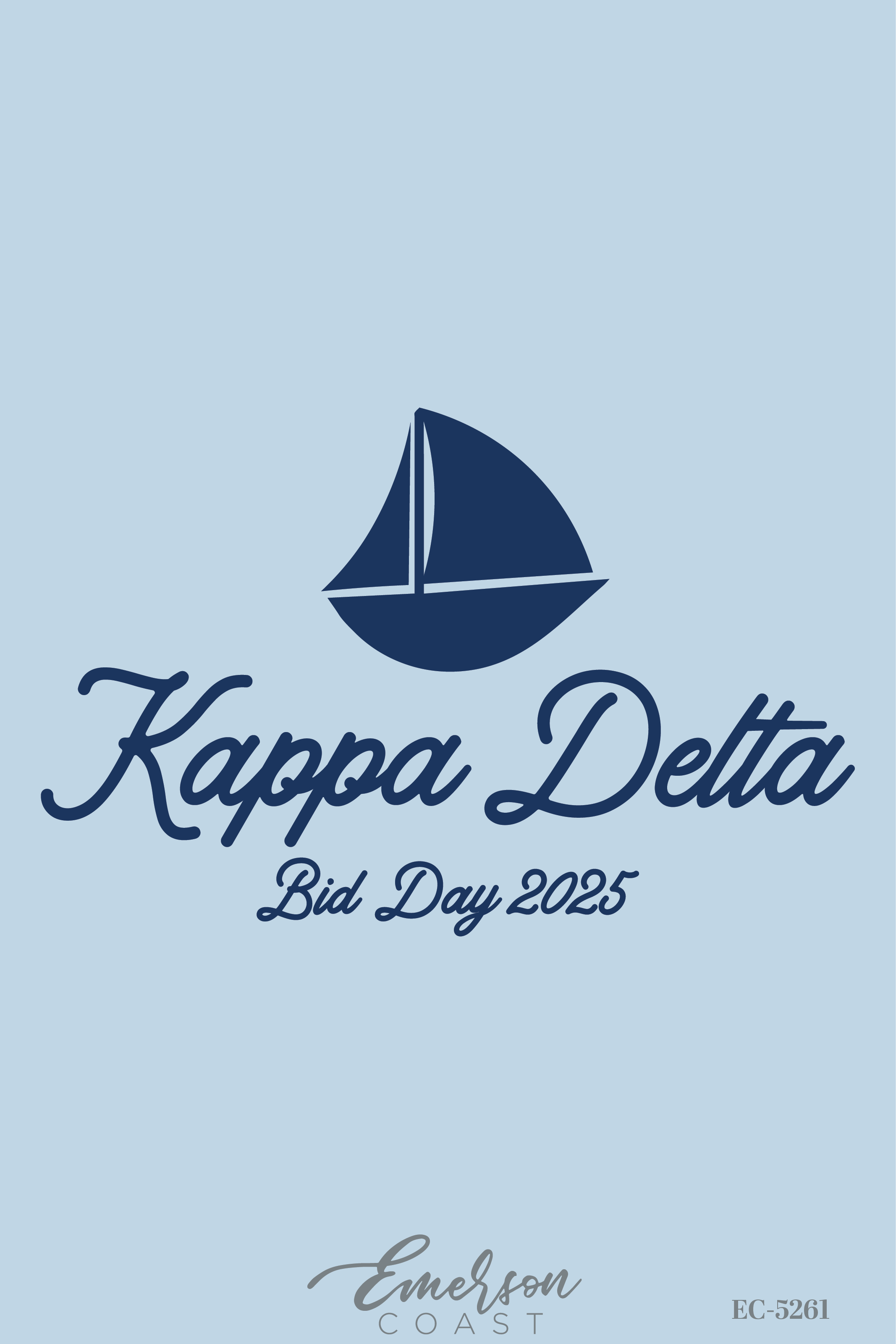 Kappa Delta Welcome Aboard Bid Day T-Shirt - Emerson Coast
