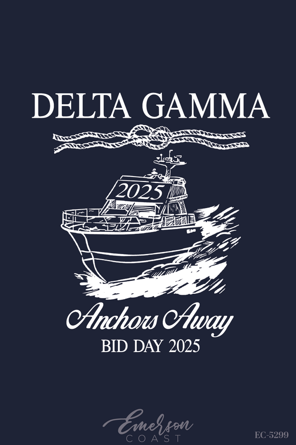Delta Gamma Anchors Away Bid Day Sweatshirt - Emerson Coast