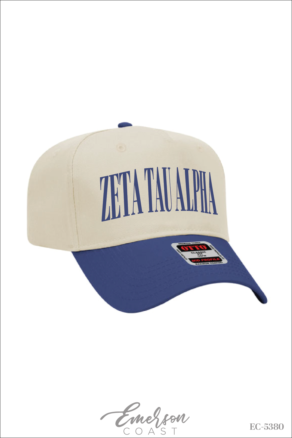 Zeta Tau Alpha Royal Blue Trucker Hat - Emerson Coast