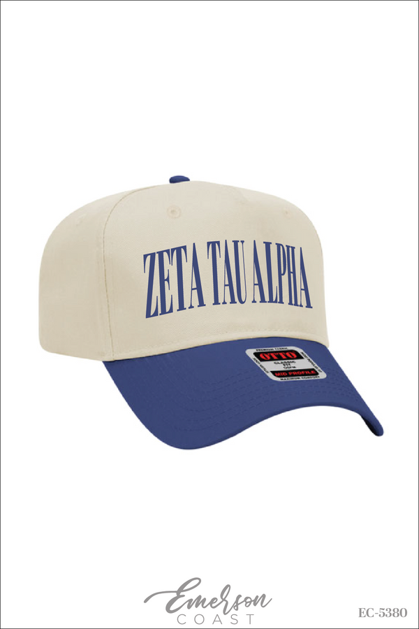 Zeta Tau Alpha Royal Blue Trucker Hat - Emerson Coast