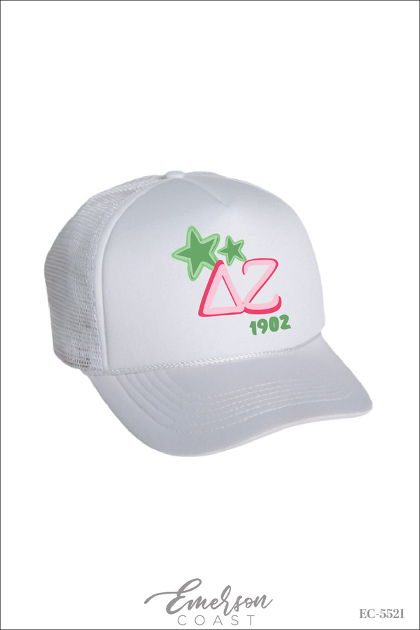 Delta Zeta Star Trucker Hat - Emerson Coast