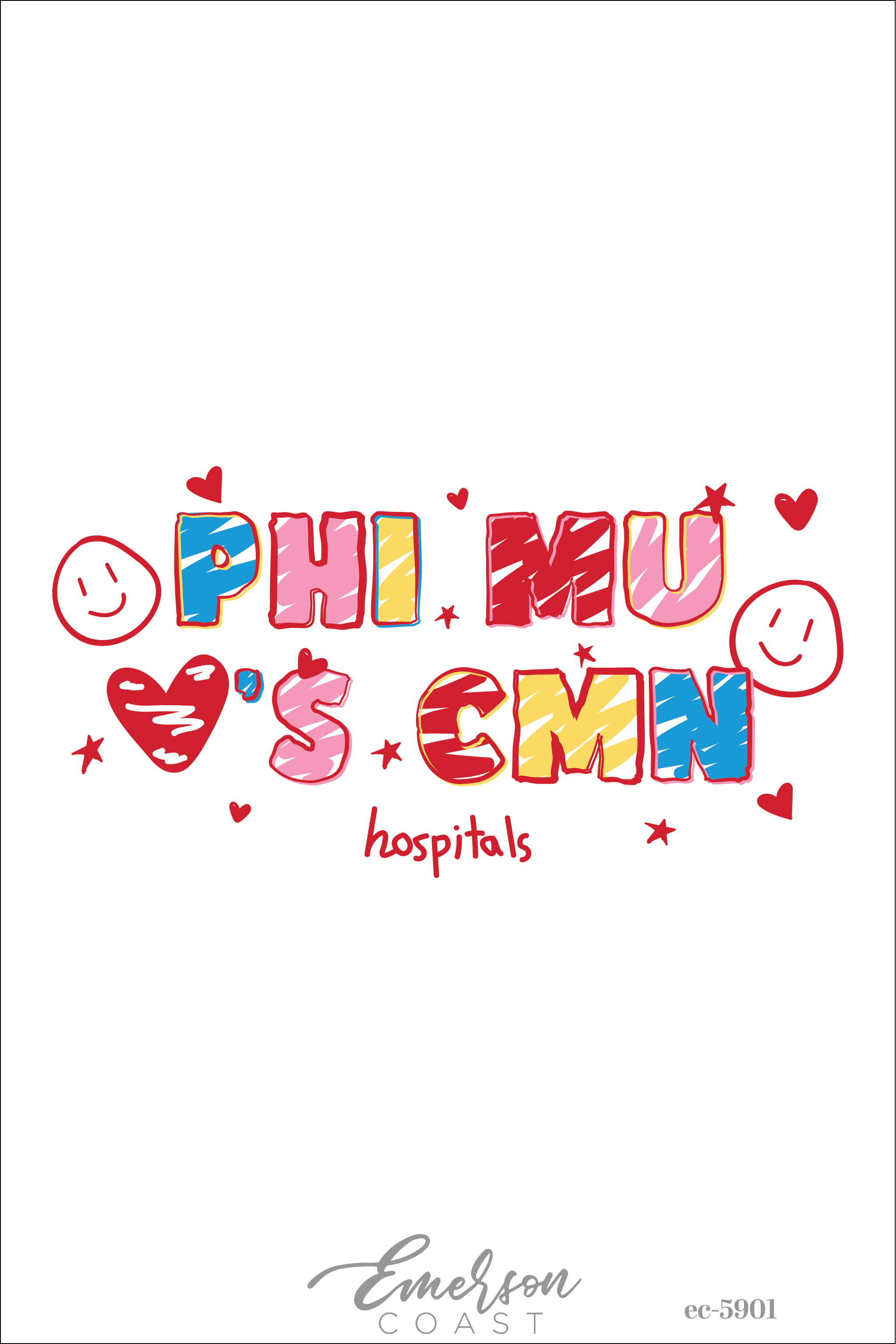 Phi Mu CMN Hospitals Philanthropy T-Shirt - Emerson Coast