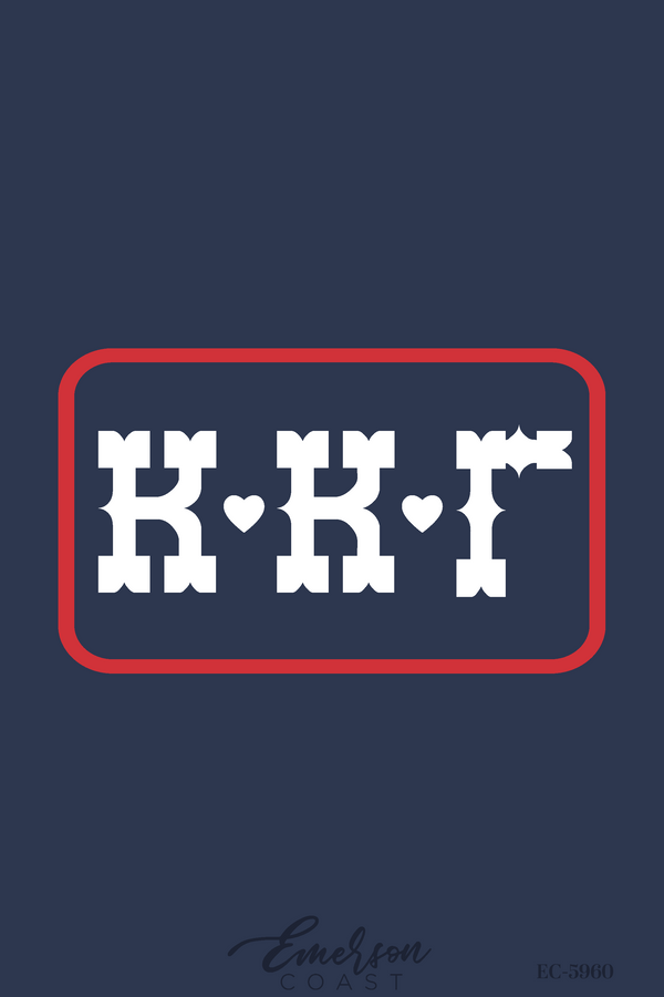 Kappa Kappa Gamma Navy Tank Set for Sorority Style - Emerson Coast