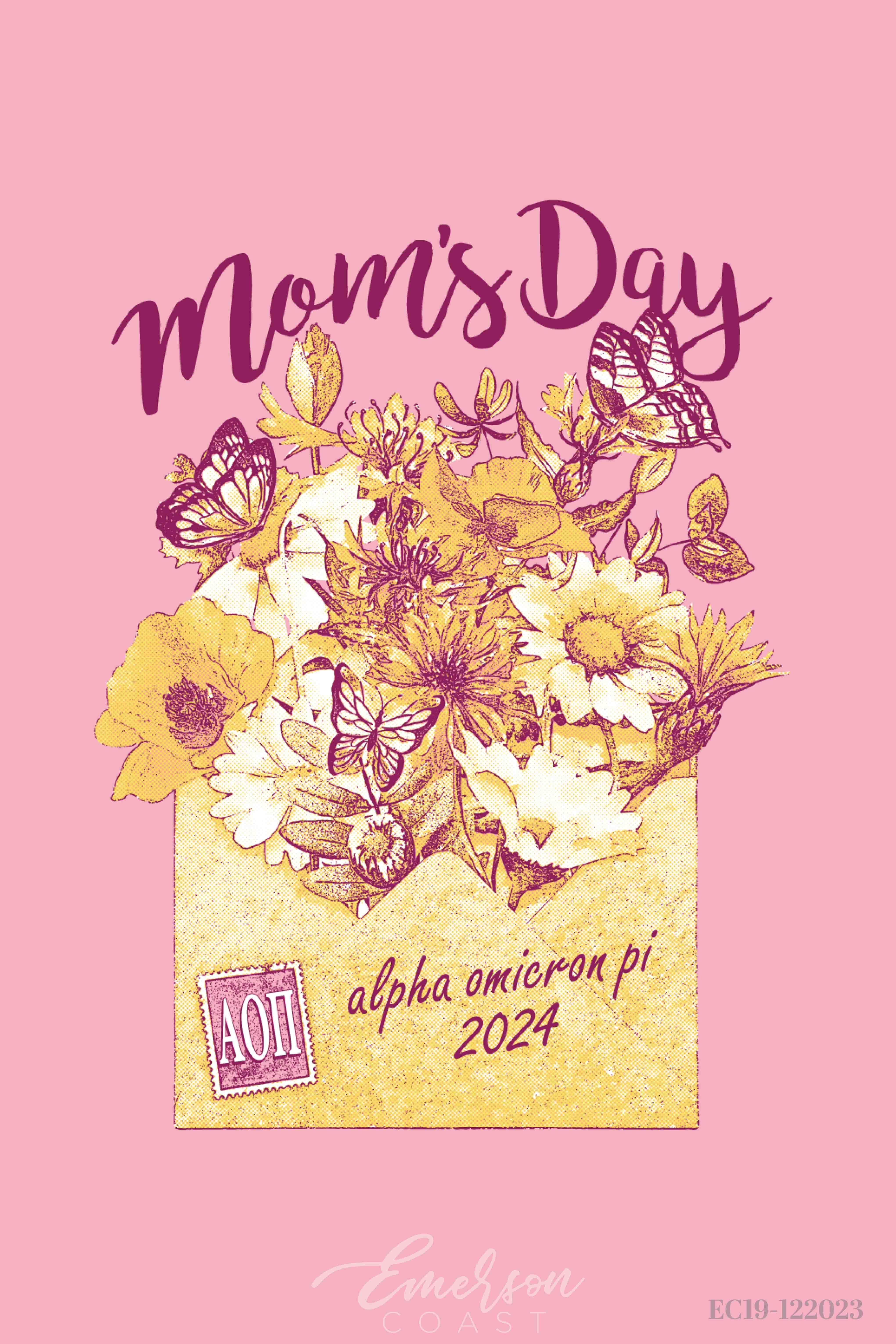 Alpha Omicron Pi Michigan State University Mom's Day T-Shirt - Emerson ...