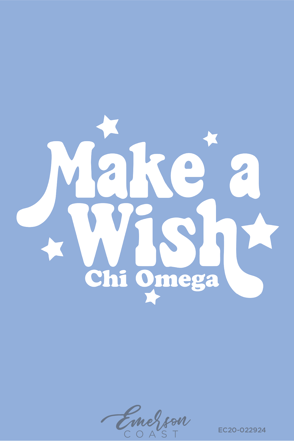 Chi Omega Make A Wish Stars Philanthropy T-Shirt - Emerson Coast