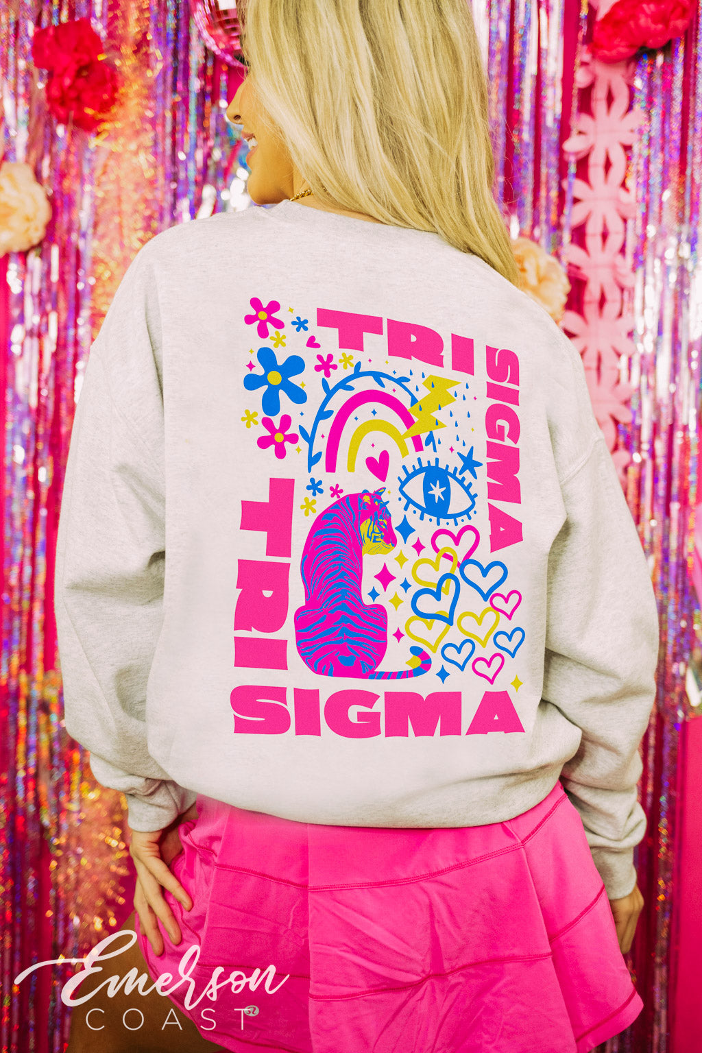 Sigma Sigma Sigma Graphic Art Pullover - Emerson Coast