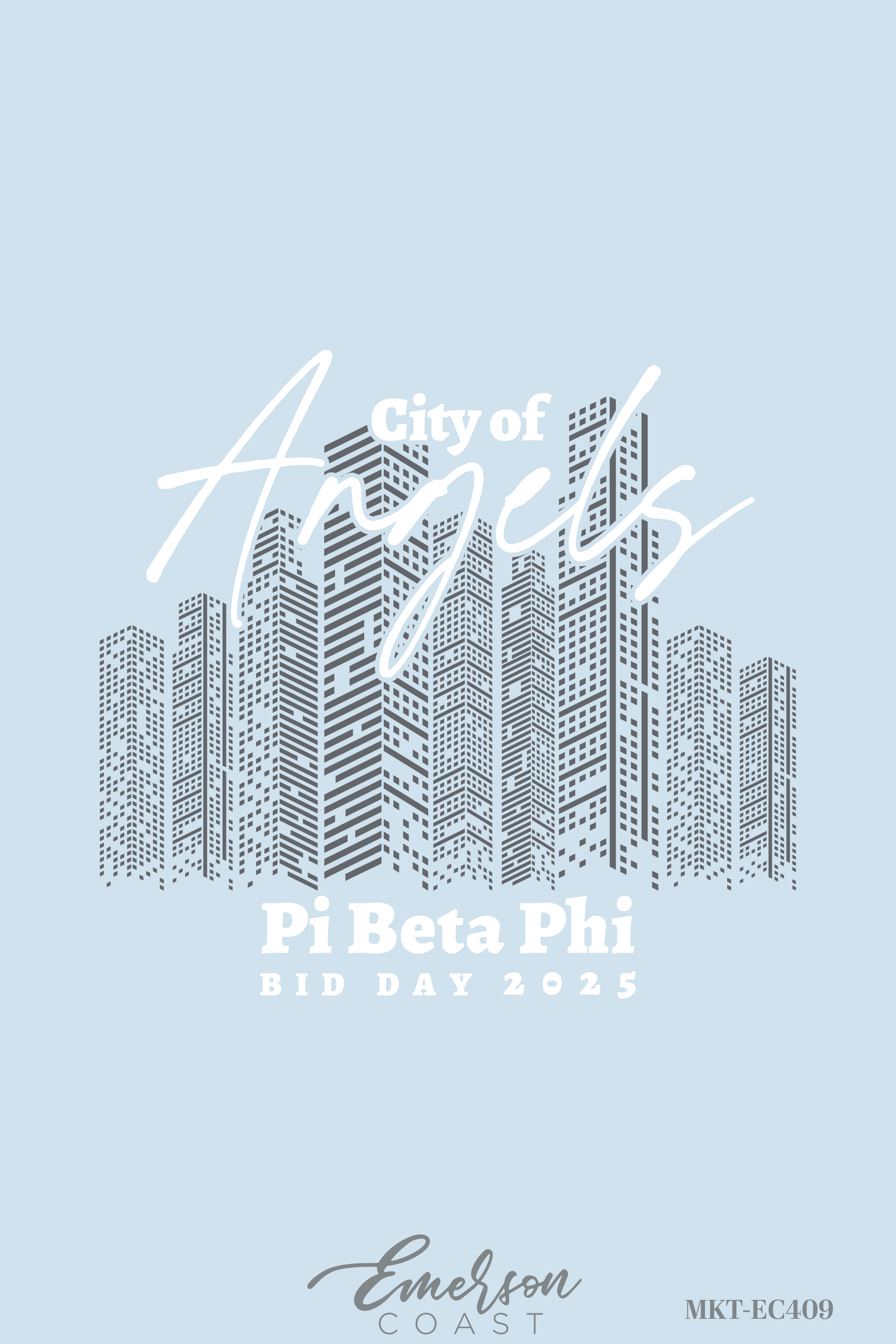 Pi Beta Phi City of Angels Bid Day Tee - Emerson Coast