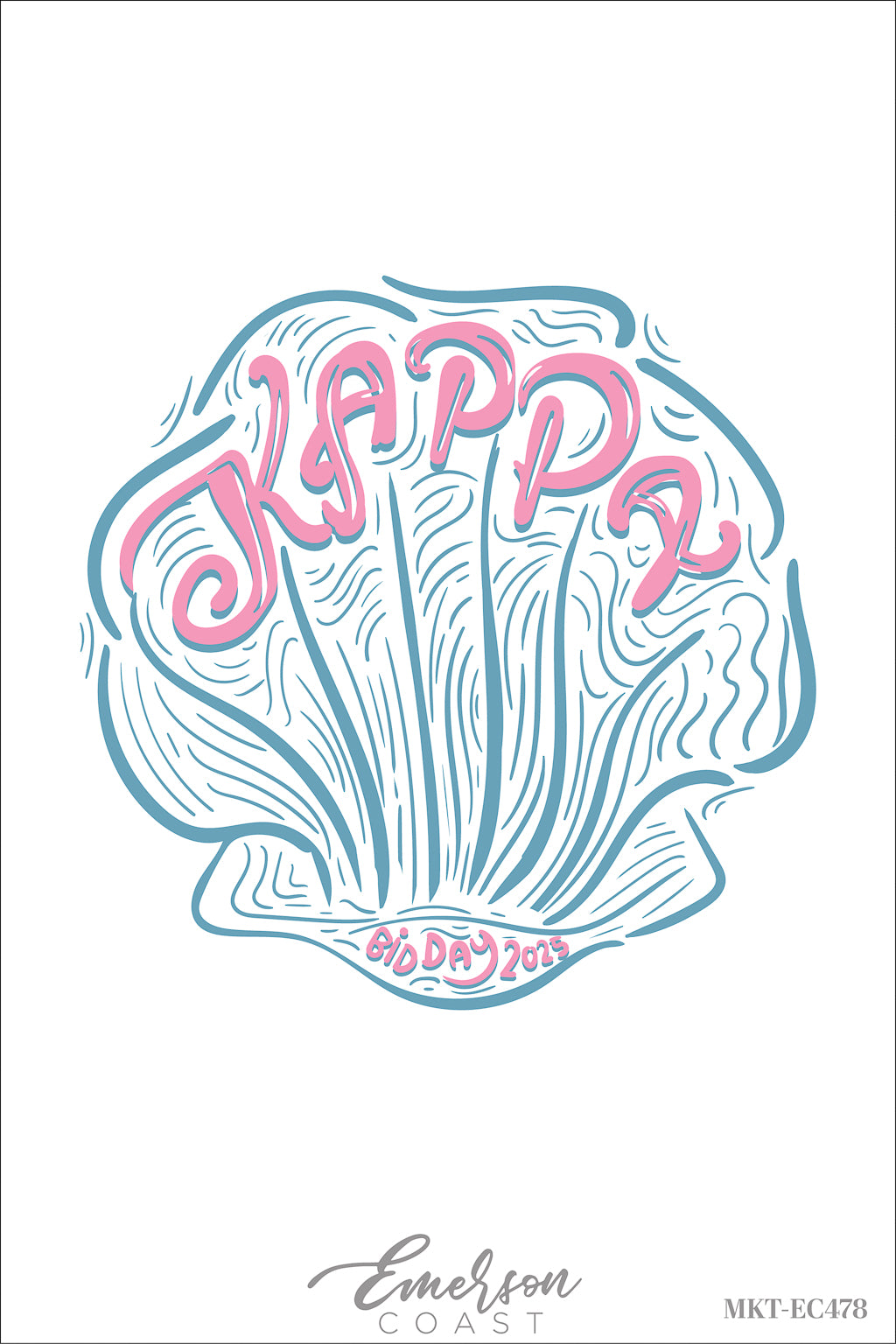 Kappa Kappa Gamma Under The Sea Bid Day Tank - Emerson Coast