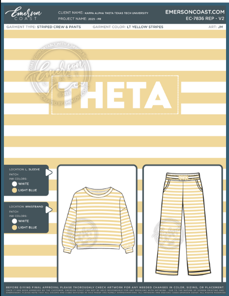 EC-7836 REP Kappa Alpha Theta Texas Tech University Stripe 2025-PR ...