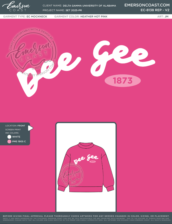 EC-8138 REP Delta Gamma University of Alabama Set 2025-PR - Emerson Coast