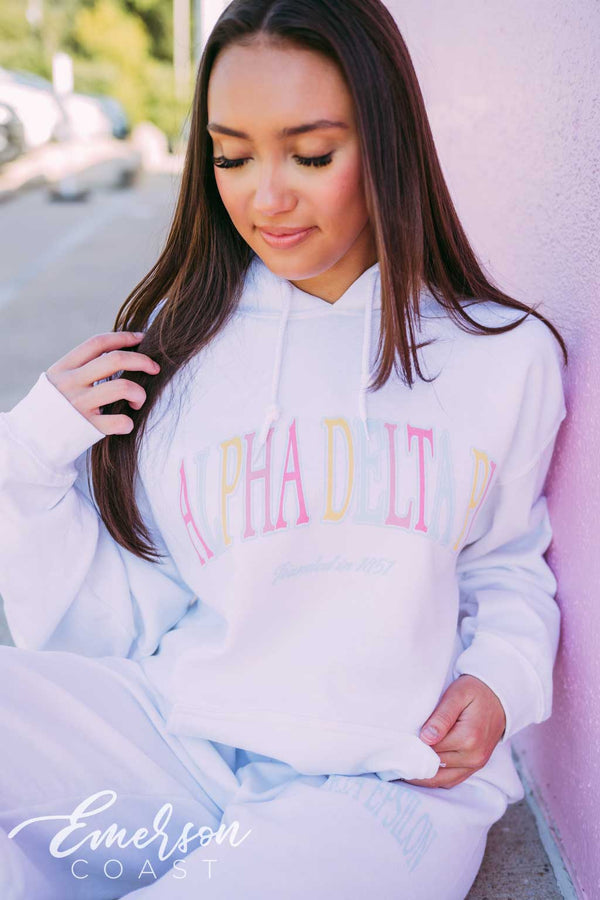 ADPi Colorful White Set - Emerson Coast