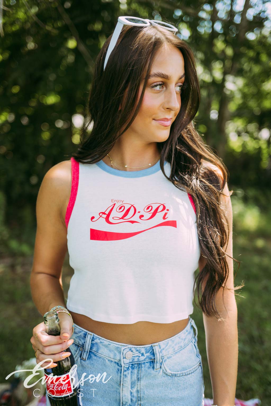 ADPi All American Bid Day Colorblock Tank - Emerson Coast