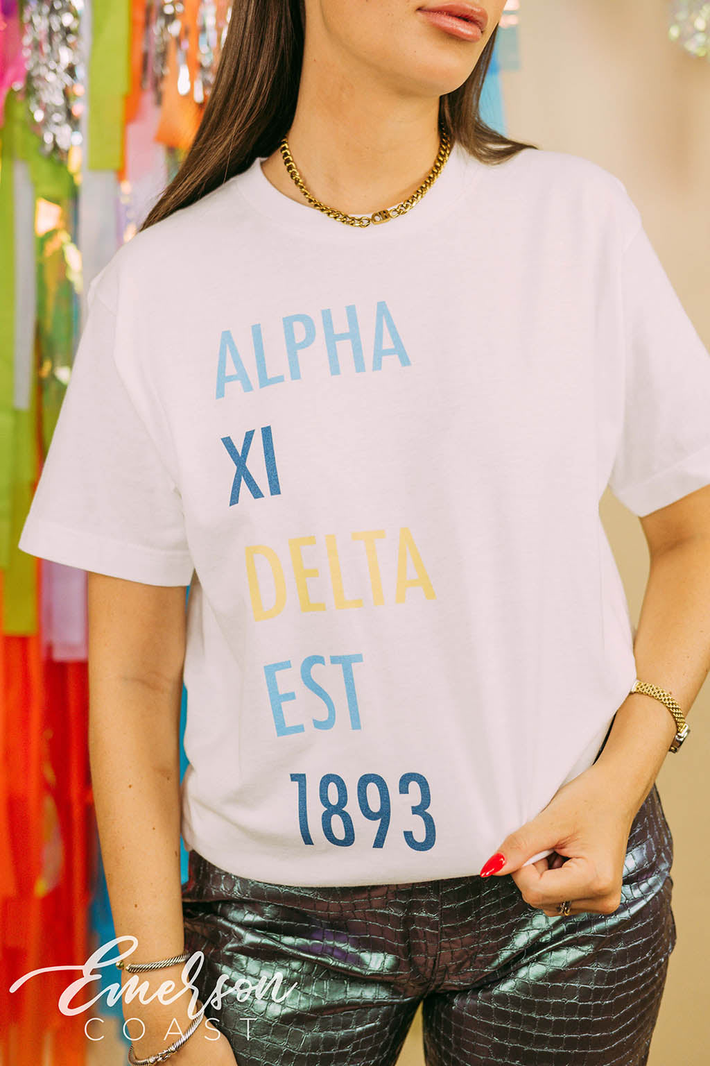 Alpha Xi Delta PR Tshirt Designs - Emerson Coast