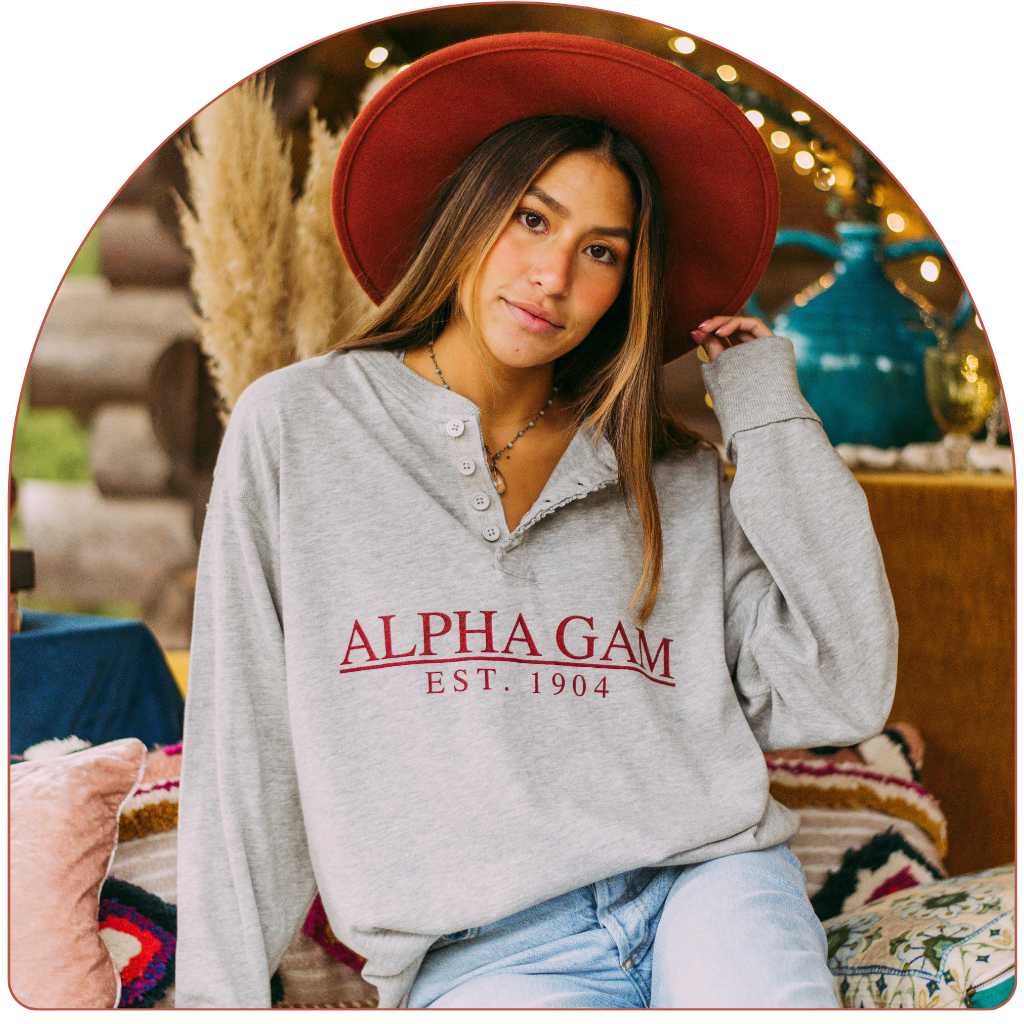 Alpha Gamma Delta Custom Sorority T-shirts Designs - Emerson Coast