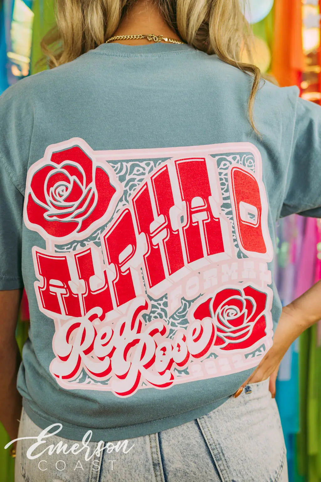 AOII Red Rose Formal Shirt - Emerson Coast