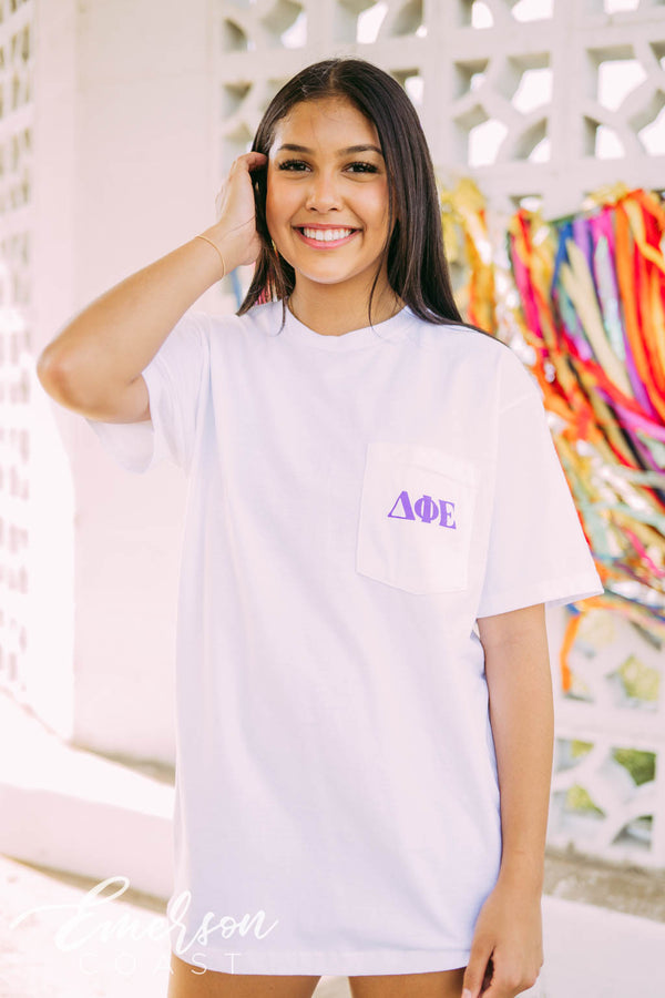 Delta Phi Epsilon ANAD NEDA Floral Tshirt - Emerson Coast