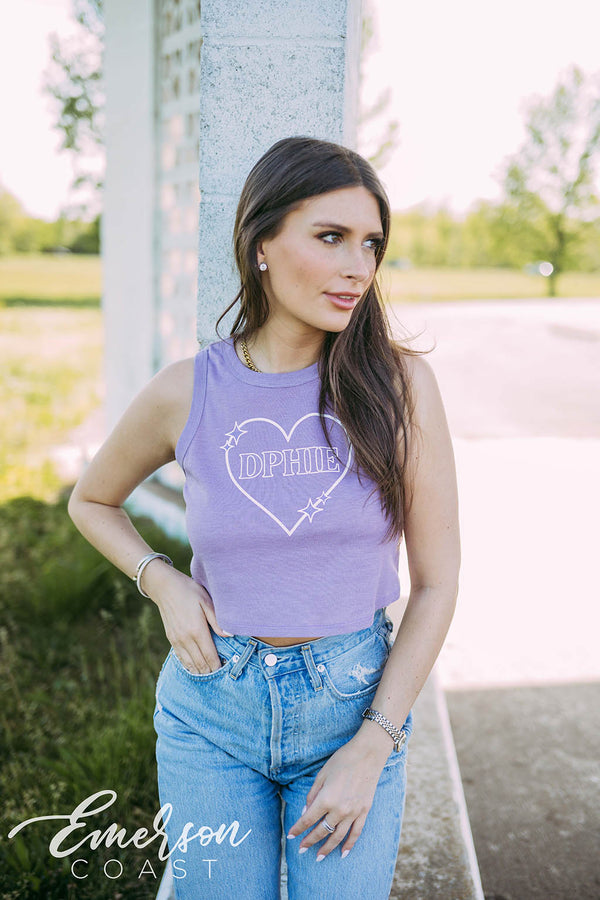 DPhiE Heart Colorblock Tank Top - Emerson Coast