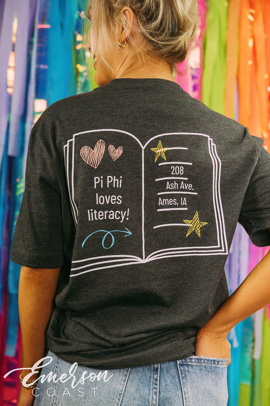 Pi Beta Phi Philanthropy Tshirt Designs - Emerson Coast