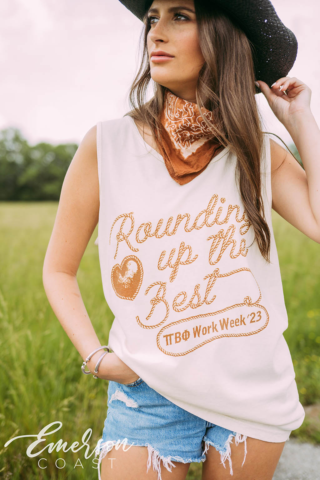 Pi Phi Rounding Up the Best Work Week Tank - Emerson Coast