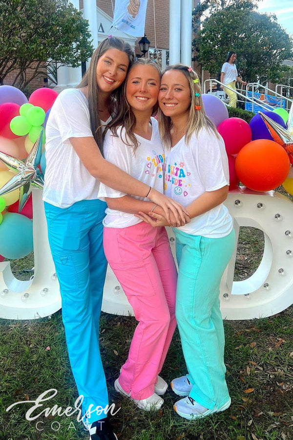 Tri Delta Loves St. Jude Colorful Slouchy Tee - Emerson Coast