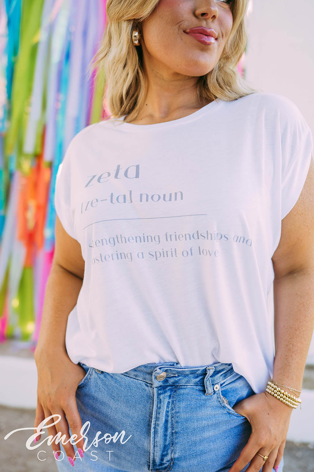 Alpha Delta Pi King of the Court Jersey Tee - Emerson Coast