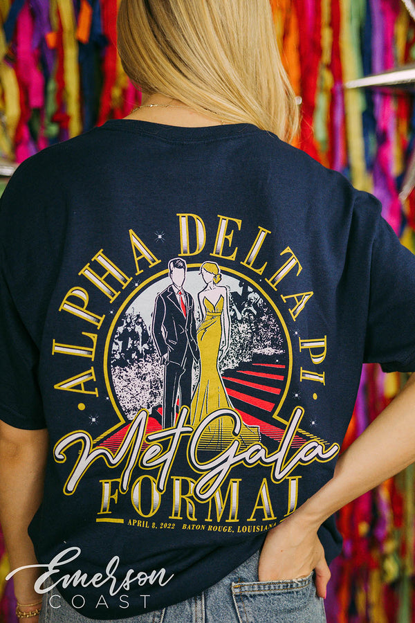 Alpha Delta Pi Formal Met Gala Tee - Emerson Coast