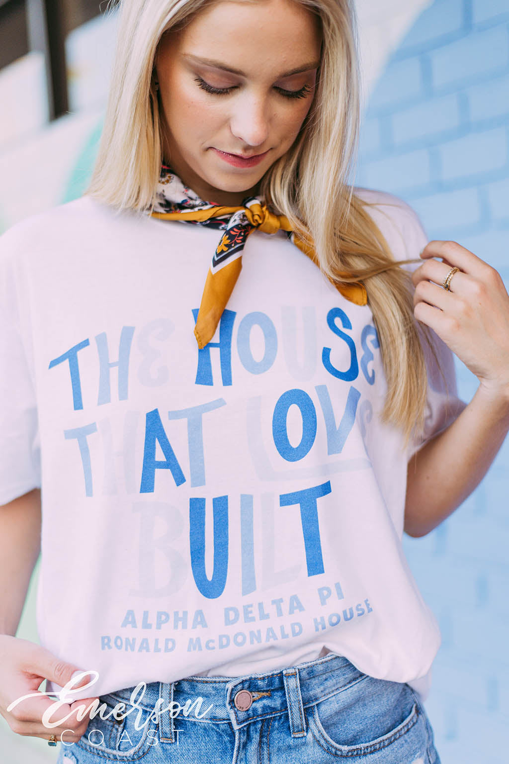 ADPi The House That Love Built Tee - Emerson Coast