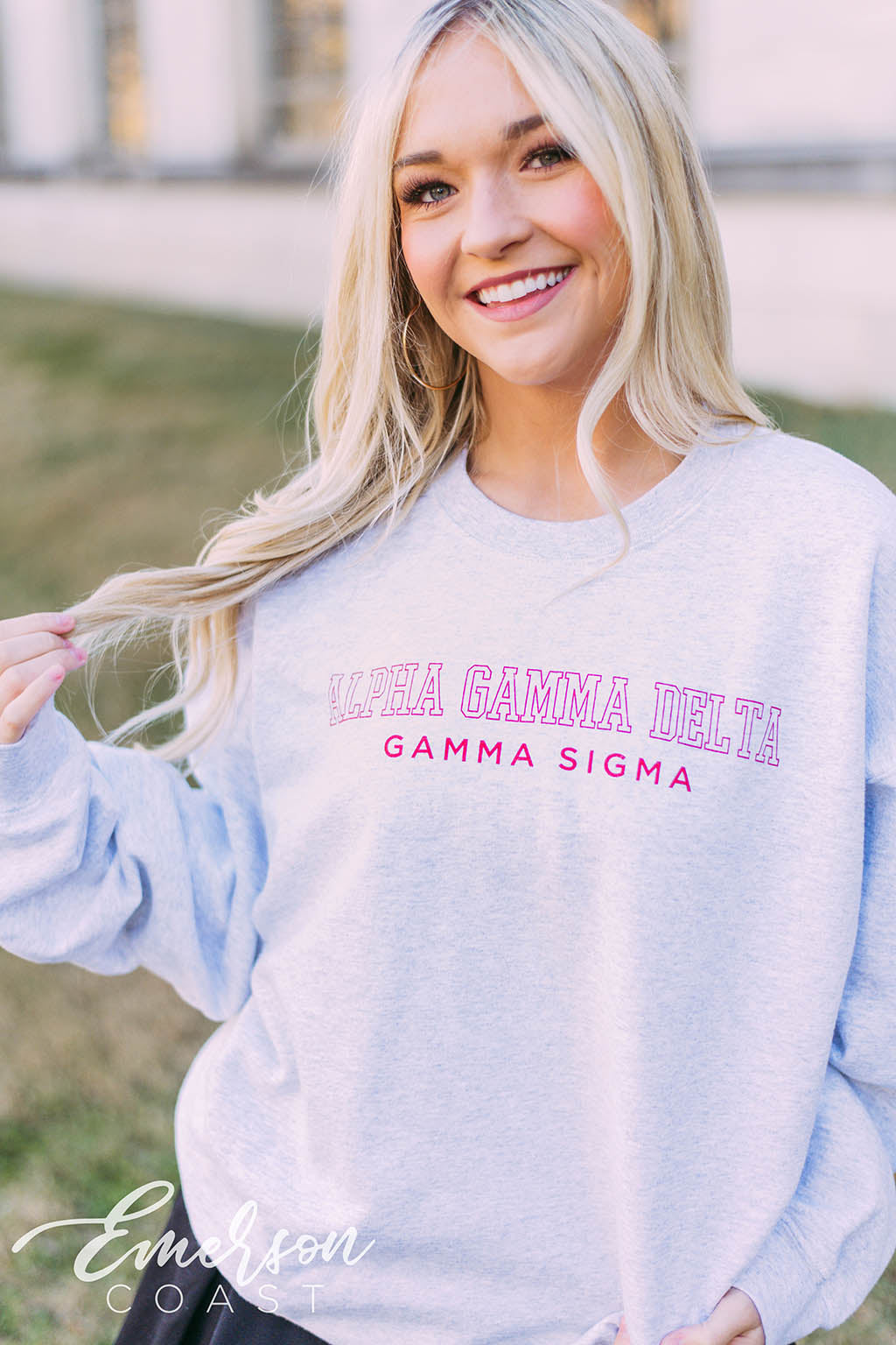Delta Delta Delta Band Sweatshirt - Emerson Coast