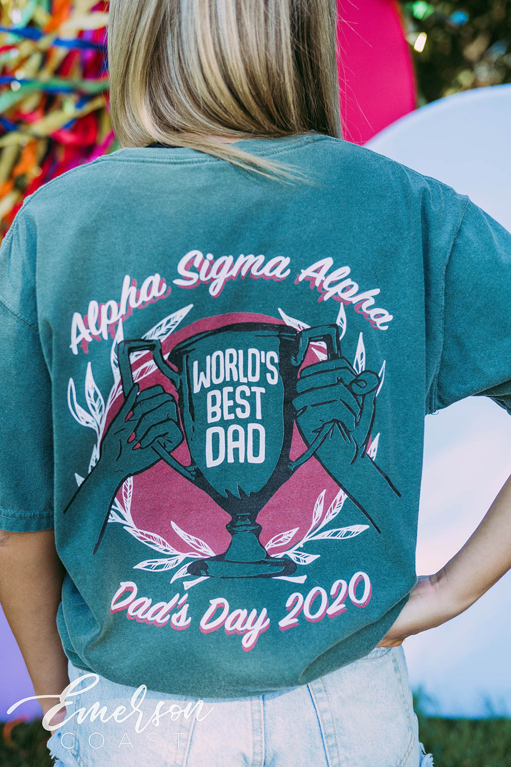 Alpha Sigma Alpha Dads Day Trophy Tee - Emerson Coast