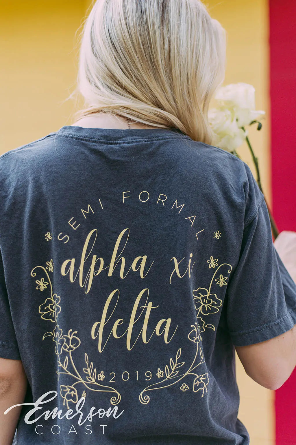 Alpha Xi Delta Semi Formal Tshirt - Emerson Coast