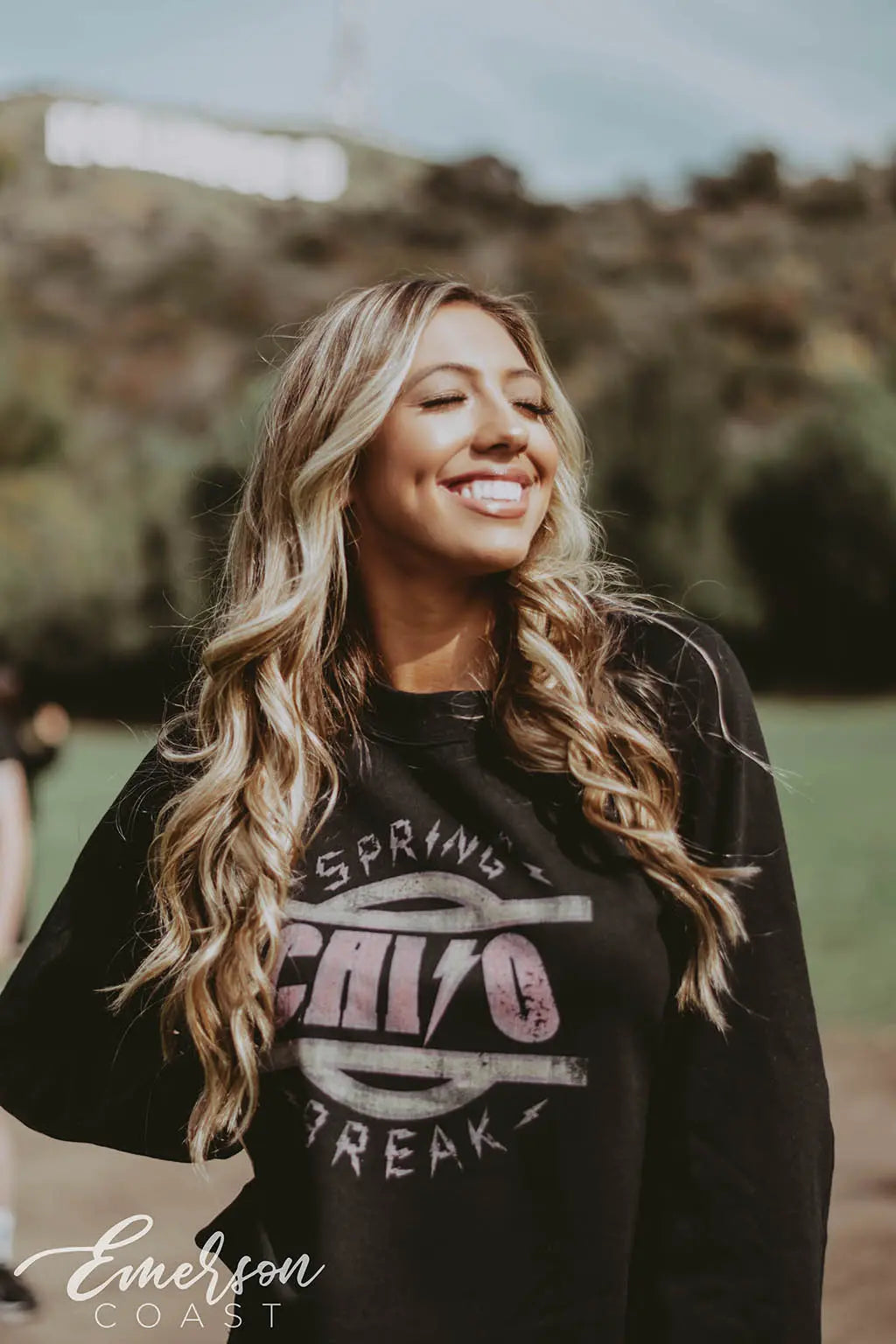 Chi Omega Spring Break Sweatshirt - Emerson Coast