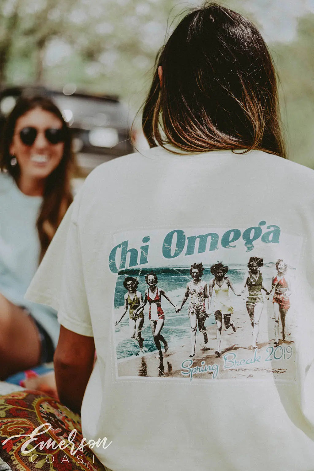 Chi Omega Spring Break Tshirt - Emerson Coast