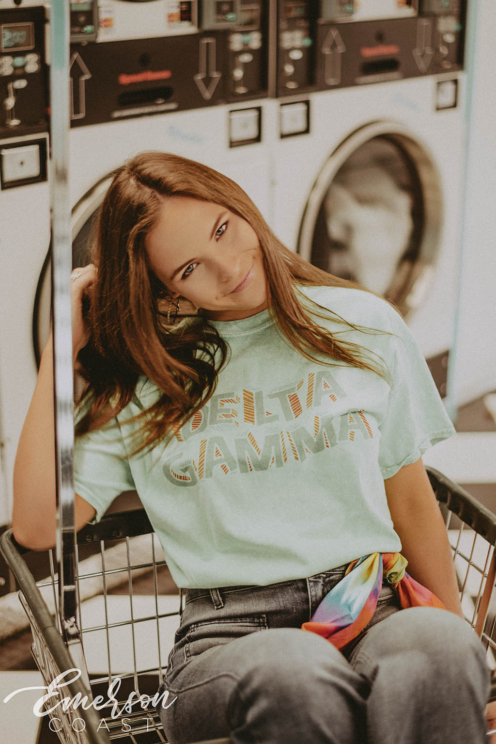 Delta Gamma Simple PR Tshirt - Emerson Coast